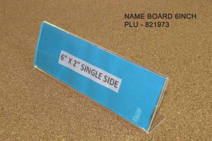 ACRYLIC NAME BOARD – Scan Lanka